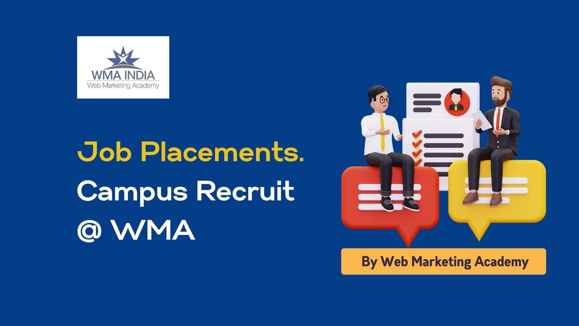 Digital Marketing Job Placements With Web Marketing Academy Bangalore